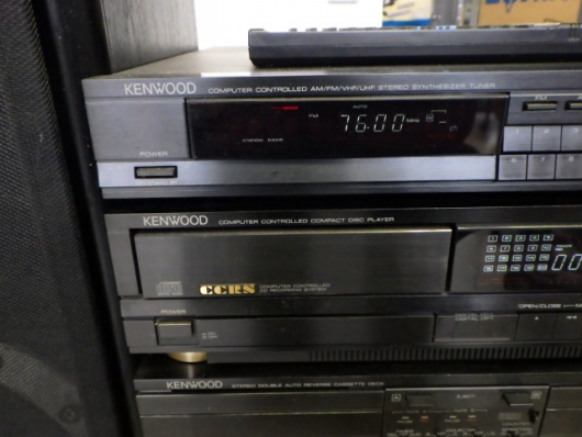 ケンウッド KENWOOD ロキシー ROXY DG7 DP-7R/X-7WR/T-7R/A-7R ミニコンポ ジャンク品 電源は入りますが ...