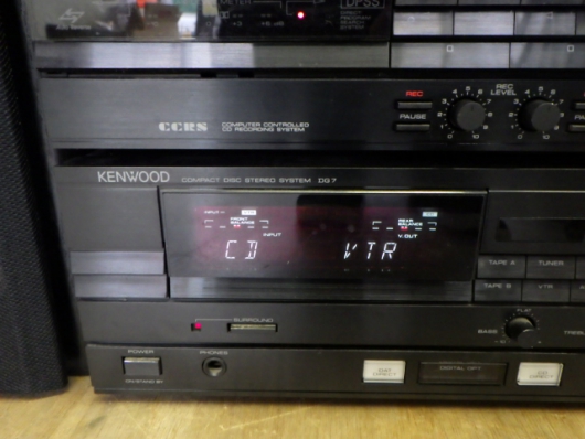 ケンウッド KENWOOD ロキシー ROXY DG7 DP-7R/X-7WR/T-7R/A-7R ミニコンポ ジャンク品 電源は入りますが ...